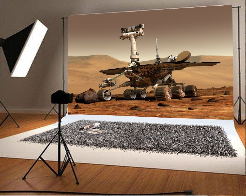 MOHome 7x5ft Mars Exploration Robot Backdrop Mount Nature Landscape ...