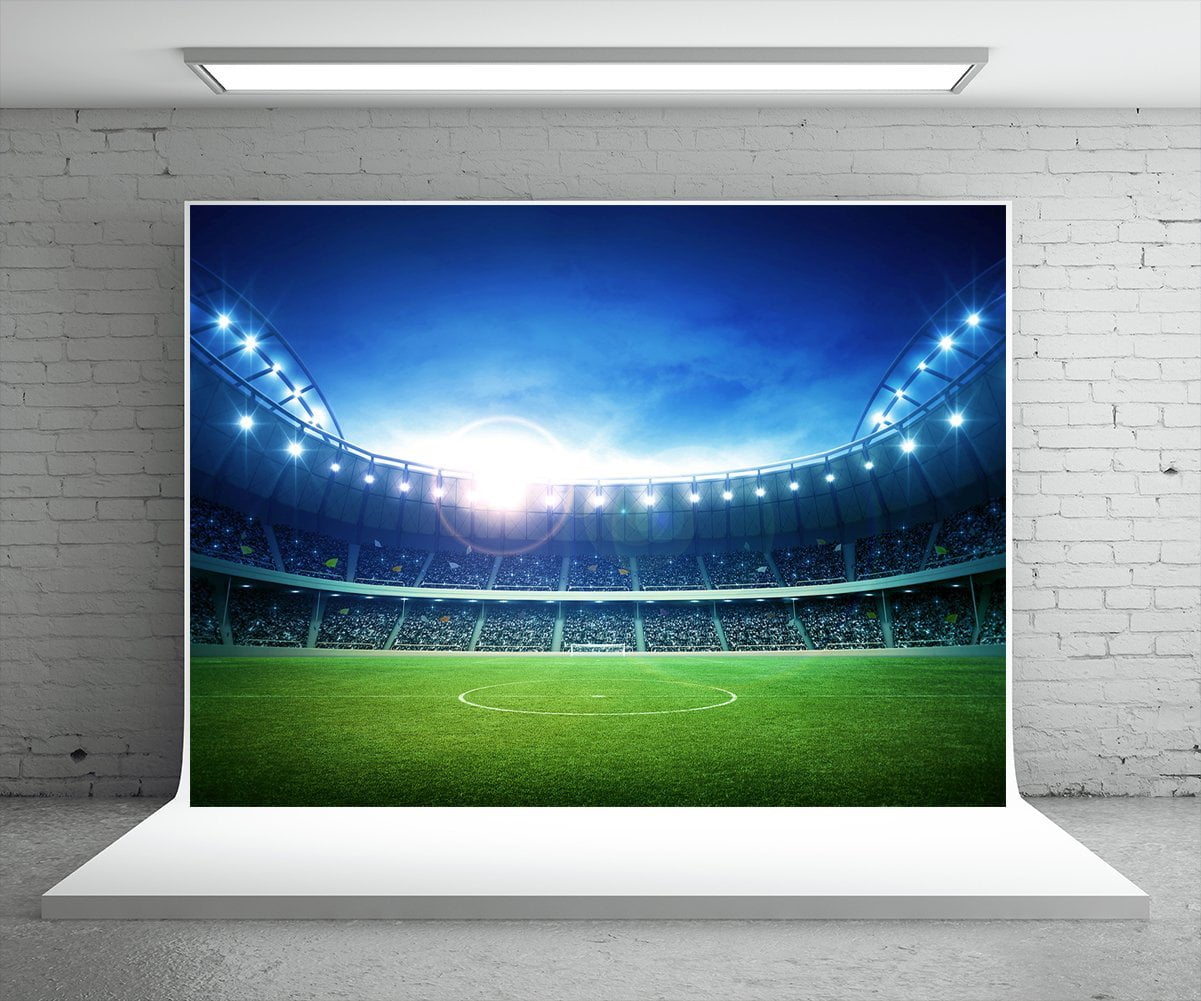 MOHome 7x5ft Old Baseball Field Backdrops Green Grass Background for ...