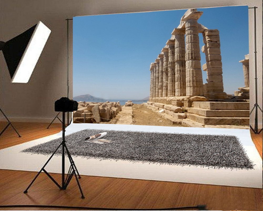 MOHome 7x5ft Photography Backdrop Ancient Greece Buildings Peristele ...