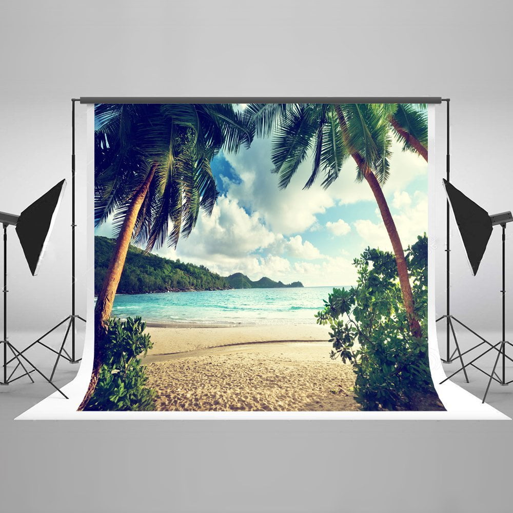 MOHome 7x5ft Photography Backdrop Beach Backdrops Beach Sea Holiday ...