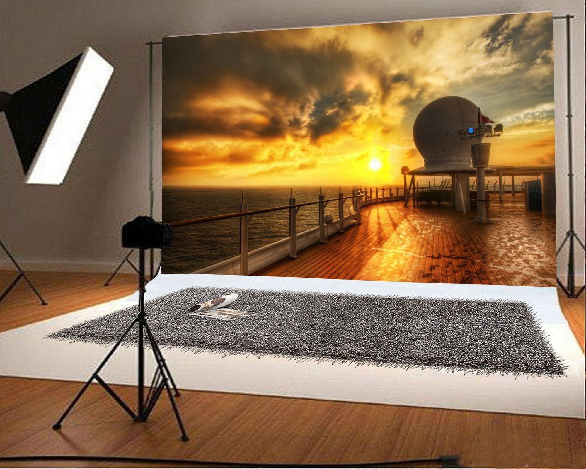 MOHome 7x5ft Photography Backdrop Beautiful Outdoor View And Road Scene ...