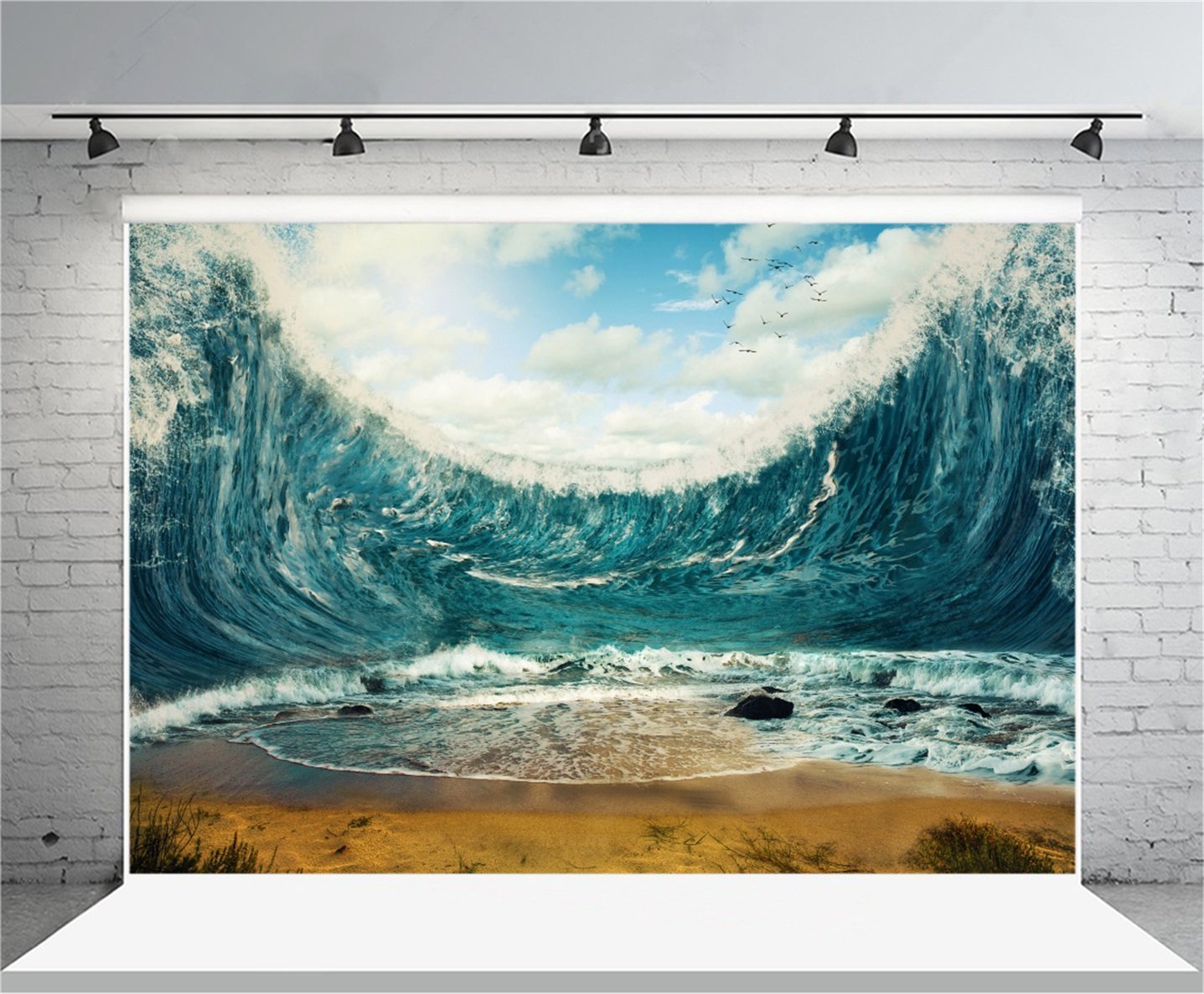 MOHome 7x5ft Rough Sea Waves Backdrop Photography Background Billowy ...