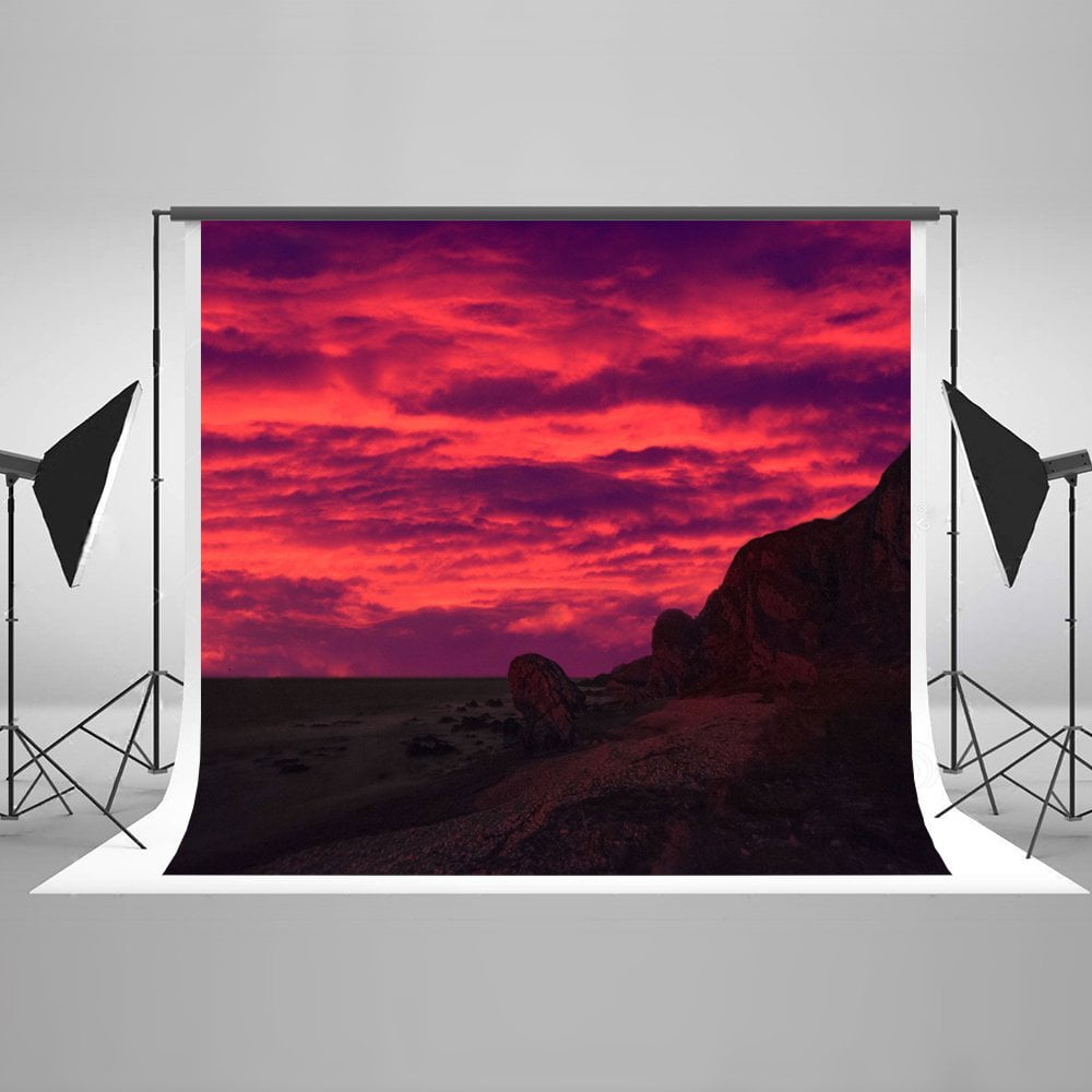 MOHome 7x5ft Setting Sun Backdrop Autumn Natural Scenery Photo ...