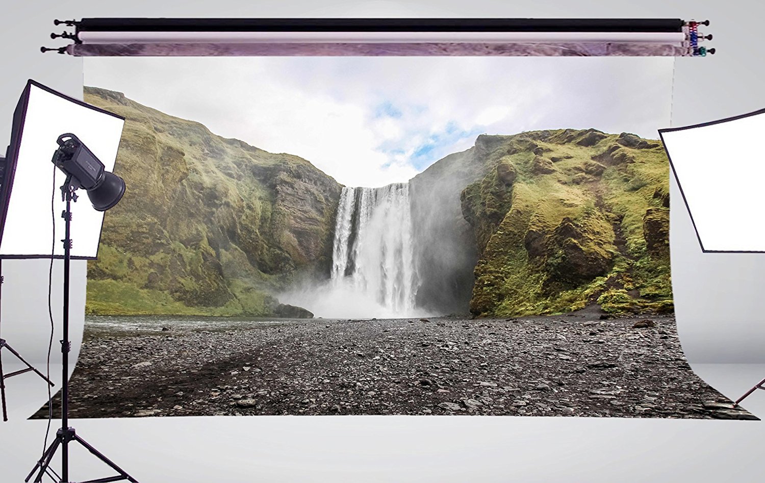 MOHome 7x5ft Spectacular Waterfall Photo Background Photography ...