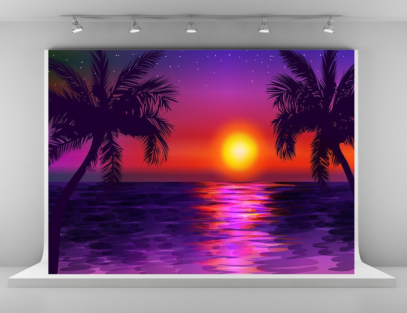 MOHome 7x5ft Summer Sunset Backdrops for Photography Beach in Evening ...