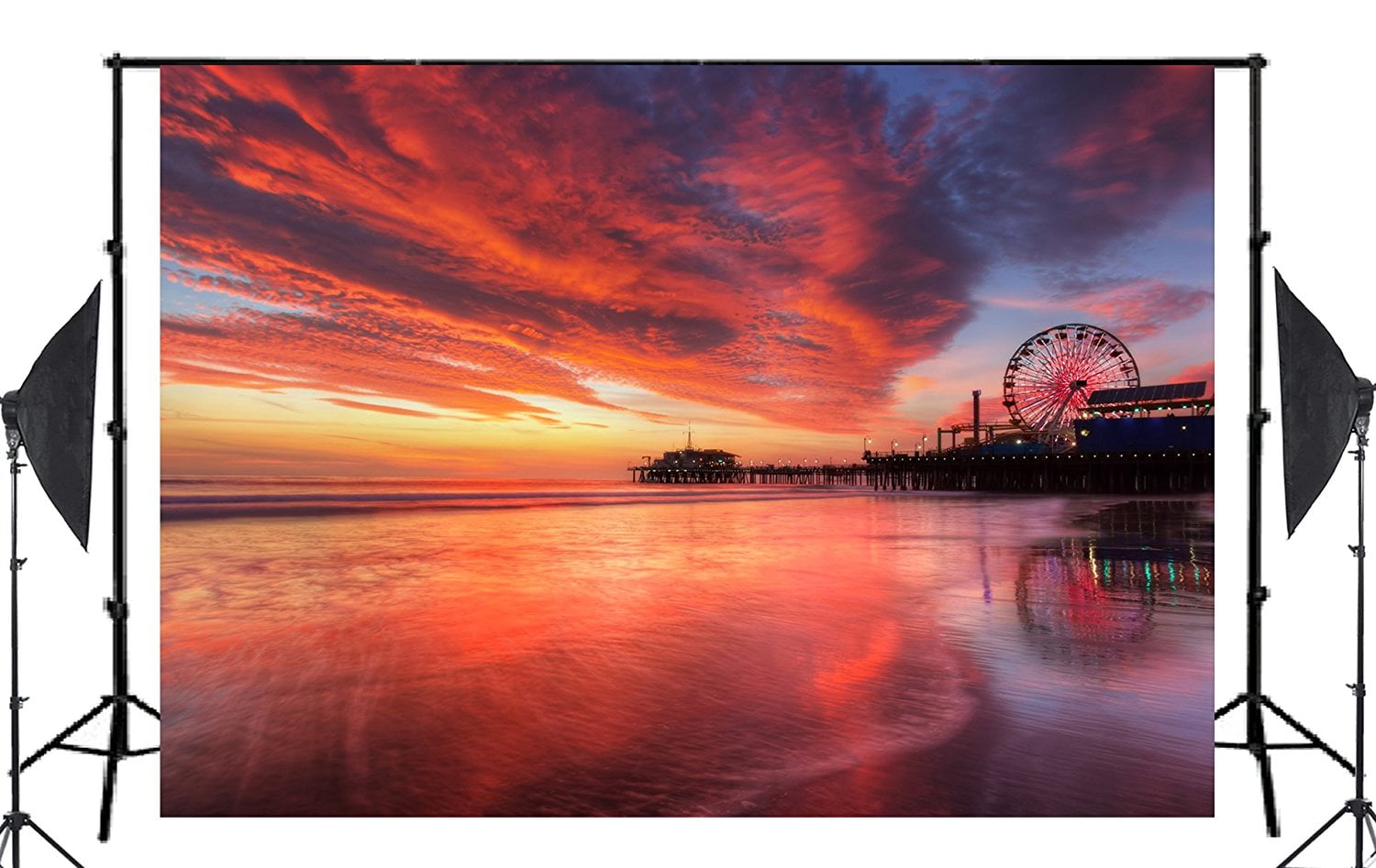 MOHome 7x5ft Sunset Digital Printed Photography Backdrop Prop Photo ...