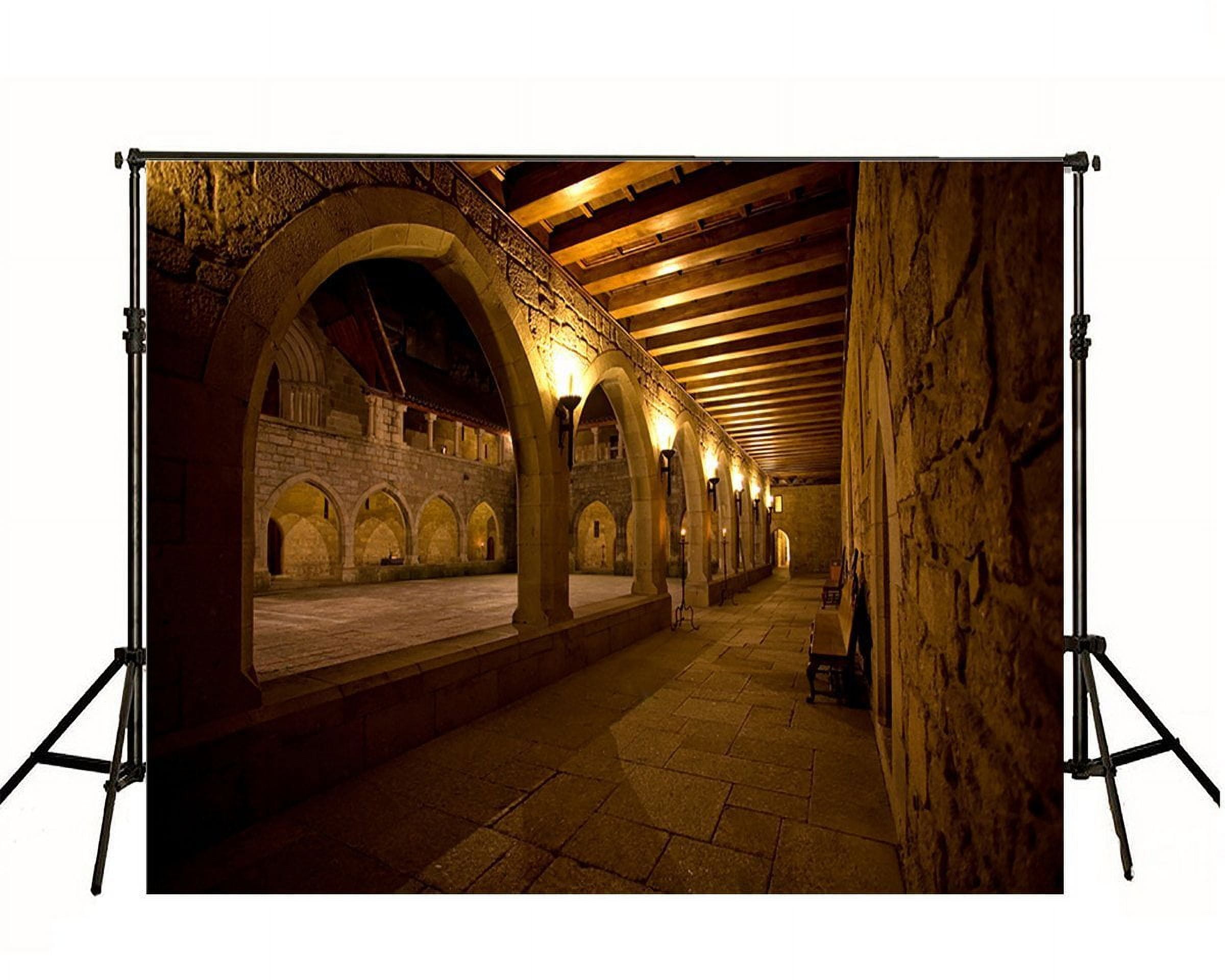 MOHome 7x5ft Tan Stone Room of Castle Photography Backdrop Basement ...