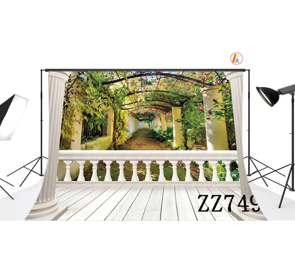 MOHome 7x5ft The Balcony Landscape Photography Background Photography ...