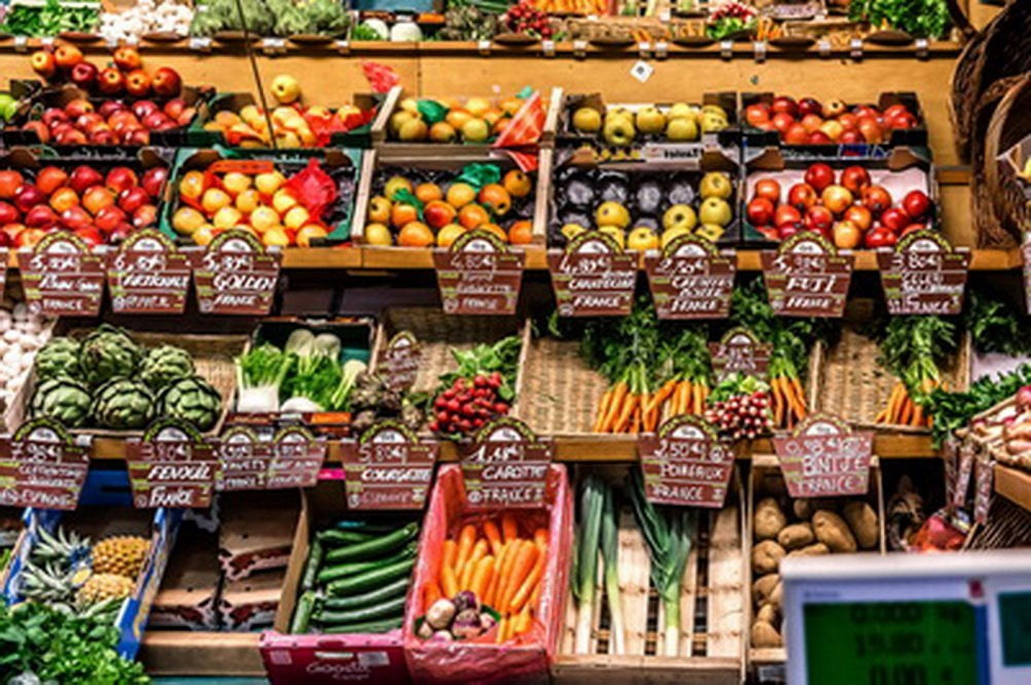 MOHome 7x5ft Vegetables Booth Photography Backdrop Prop Photo ...