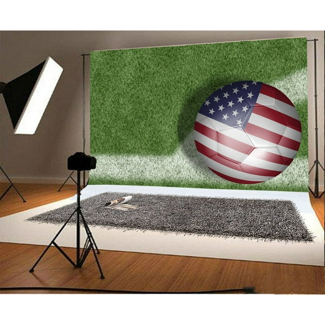 MOHome American Flag Football Backdrop 7x5ft Photography Background ...