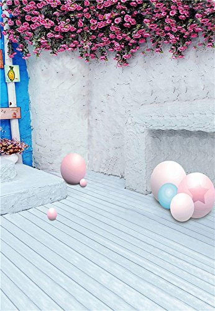 MOHome Baby Balloon Background Photo Props 5x7ft Children Flower ...