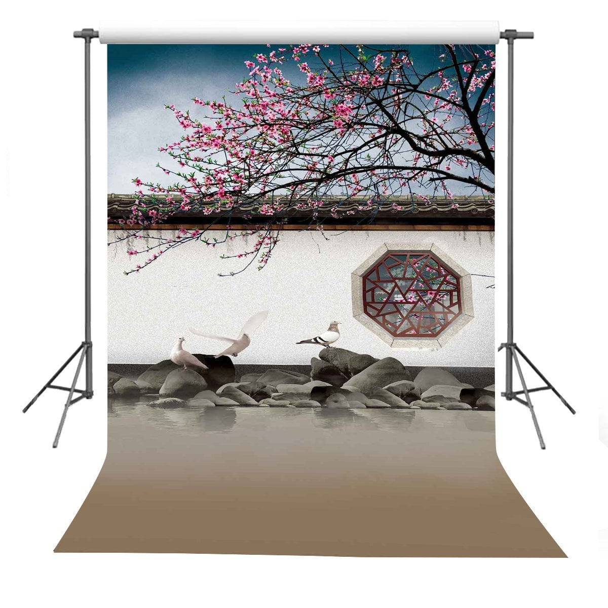 MOHome Background 5x7ft Beautiful Yard Scenery Photography Backdrop ...