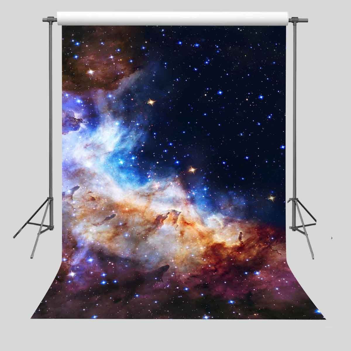 MOHome Background 5x7ft Galaxy Flashing Star Photography Backdrop Photo ...