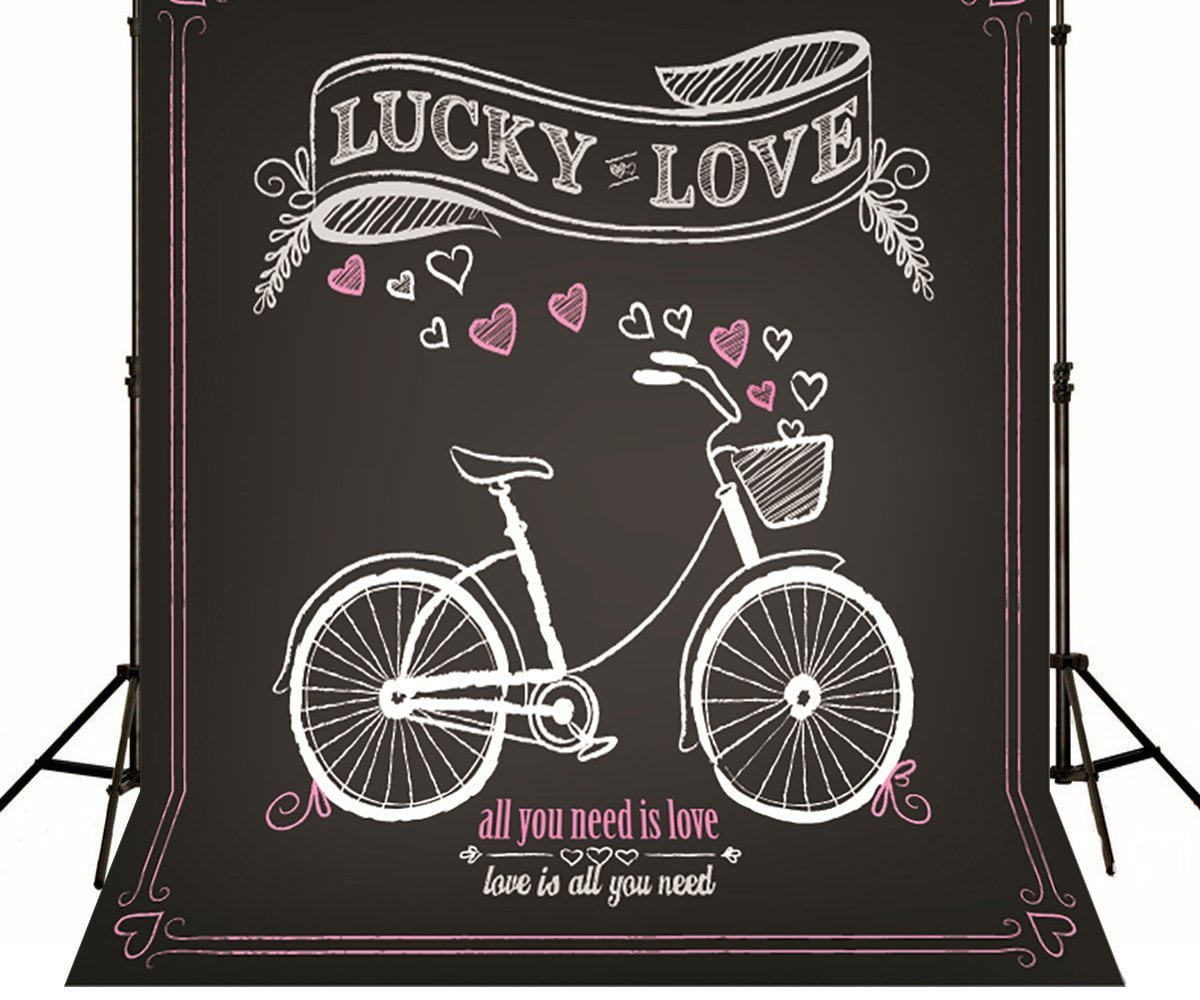 MOHome Blackboard Simple Chalkboard Drawing Picture for Love 5x7ft ...