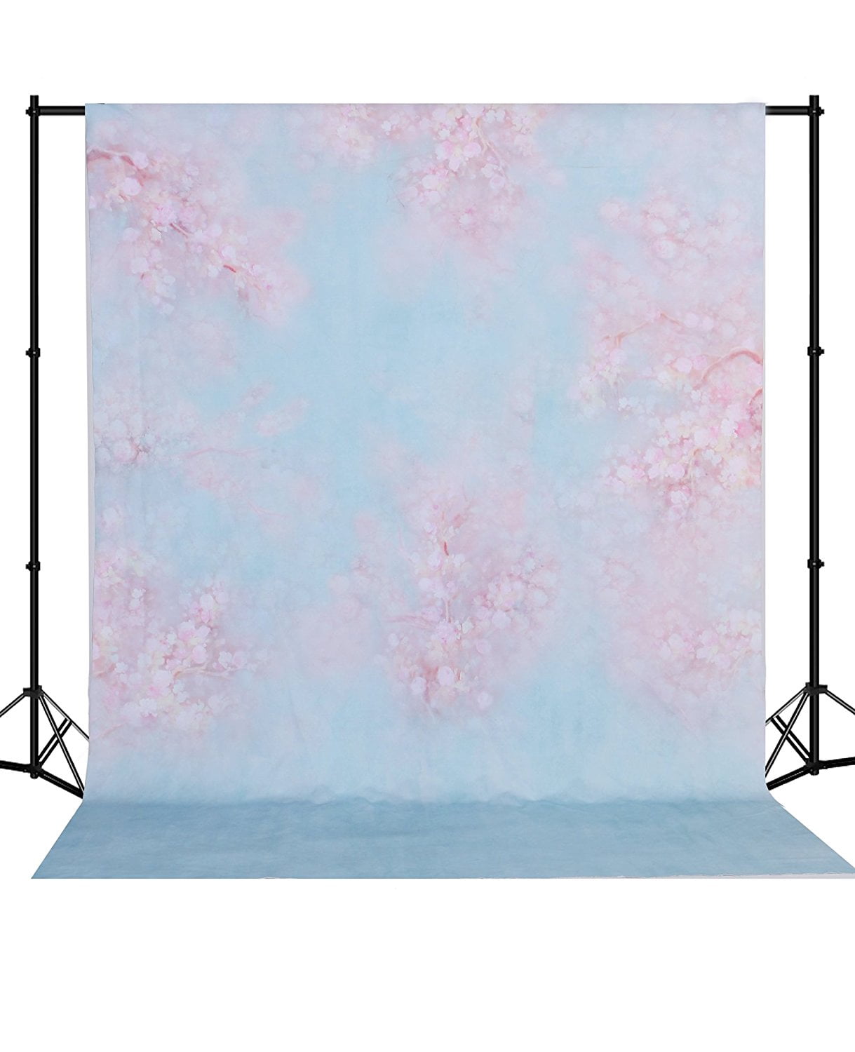 MOHome Blue Photography Backdrops with Flowers Photo Background 5x7ft ...