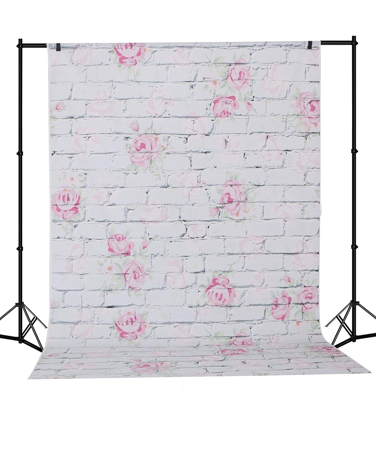 MOHome Brick Photography Backdrops with Flowers Kids Photo Background ...