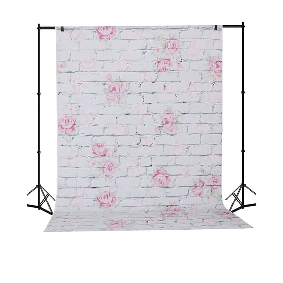 MOHome Brick Photography Backdrops with Flowers Kids Photo Background ...