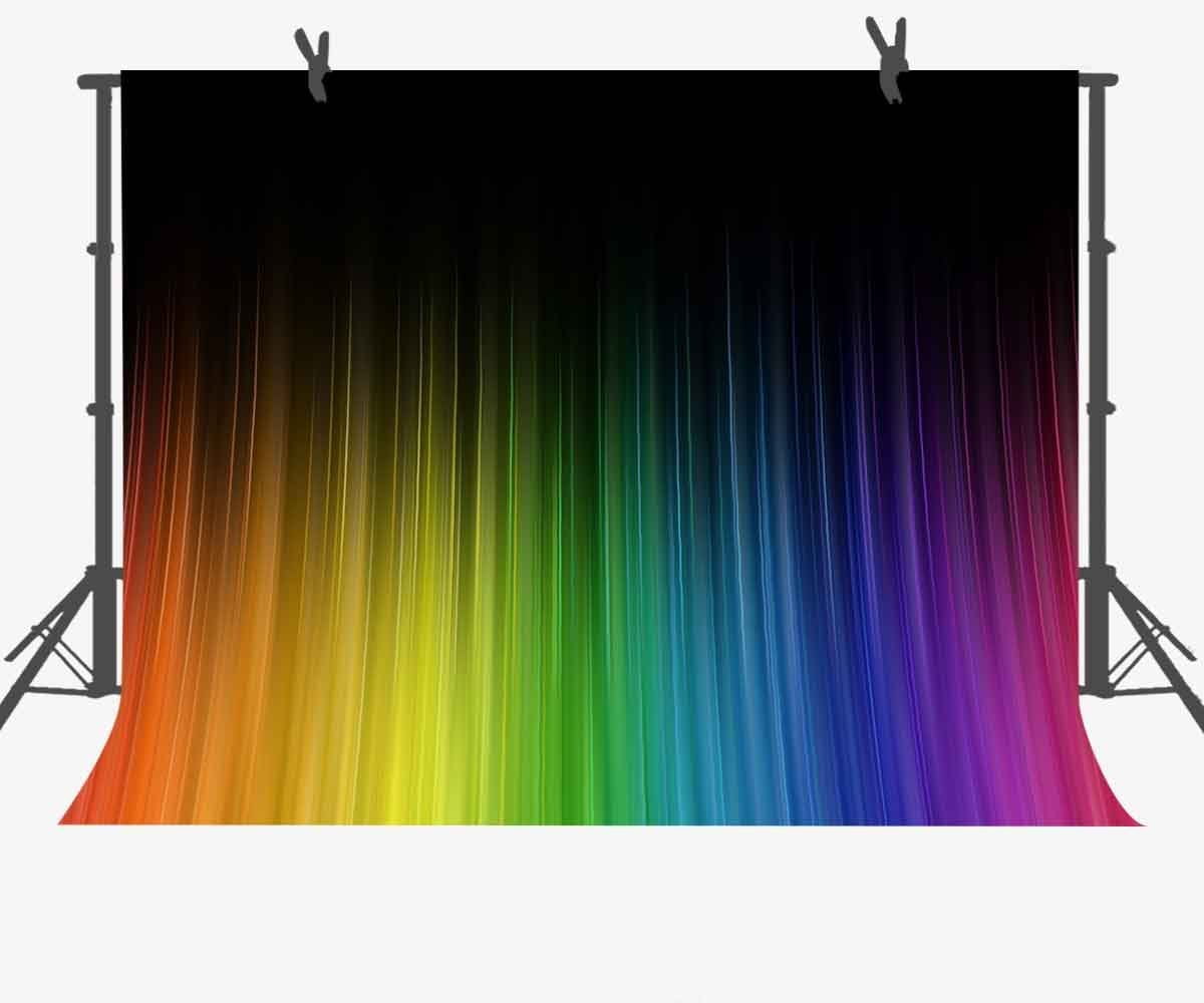 MOHome Colorful Background 7x5ft Rainbow Photography Backdrop Studio ...