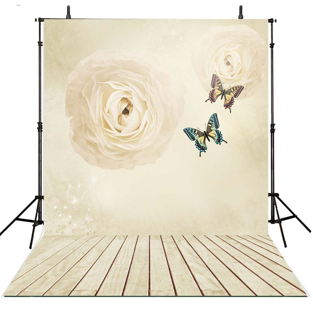 MOHome Girls Backdrops For Photography 5x7ft Flowers Photo Background ...
