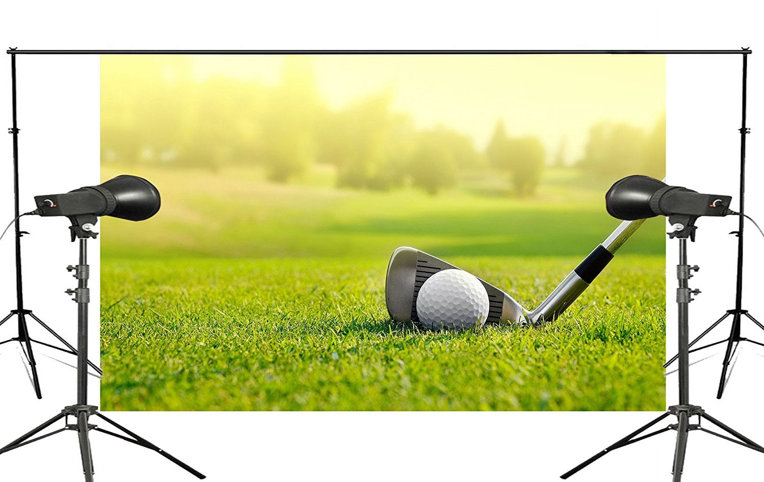 MOHome Green Lawn White Ball Background Golf Sports Photography ...