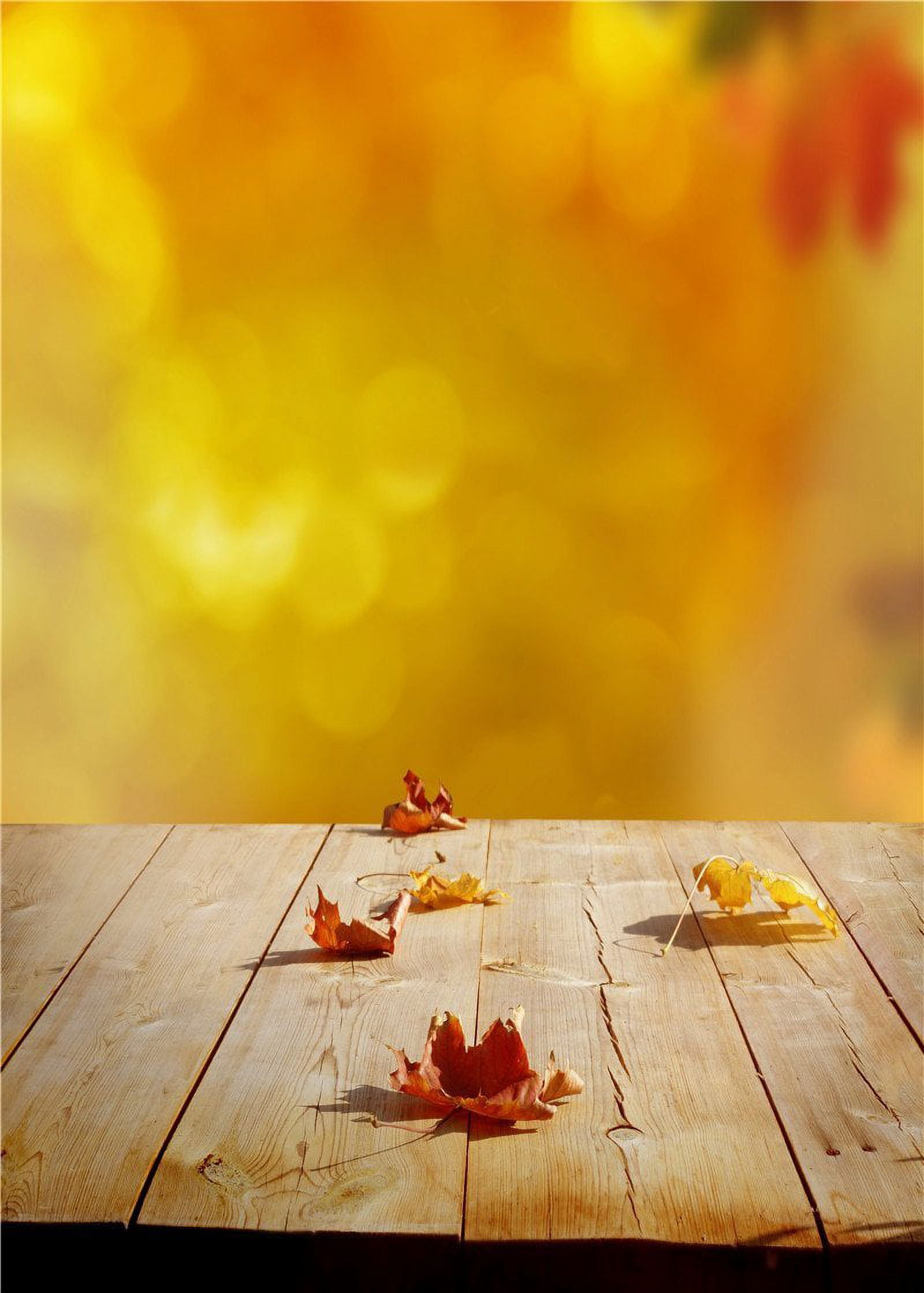 MOHome Hazy Background Photo Studio Props Leaves Wooden Floor ...