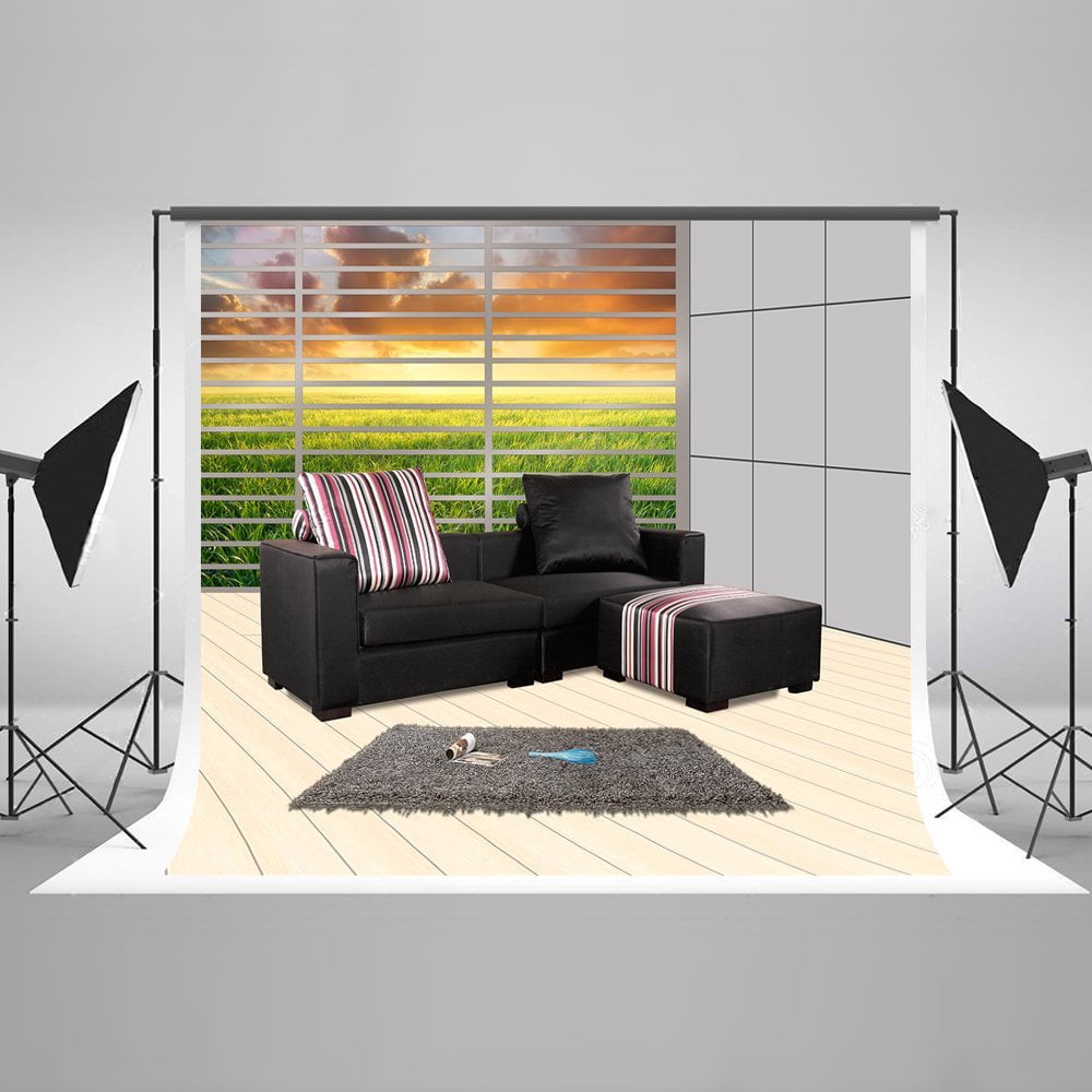 MOHome Indoors Photography Backdrops Wood Floor Backgrounds Brick Wall ...