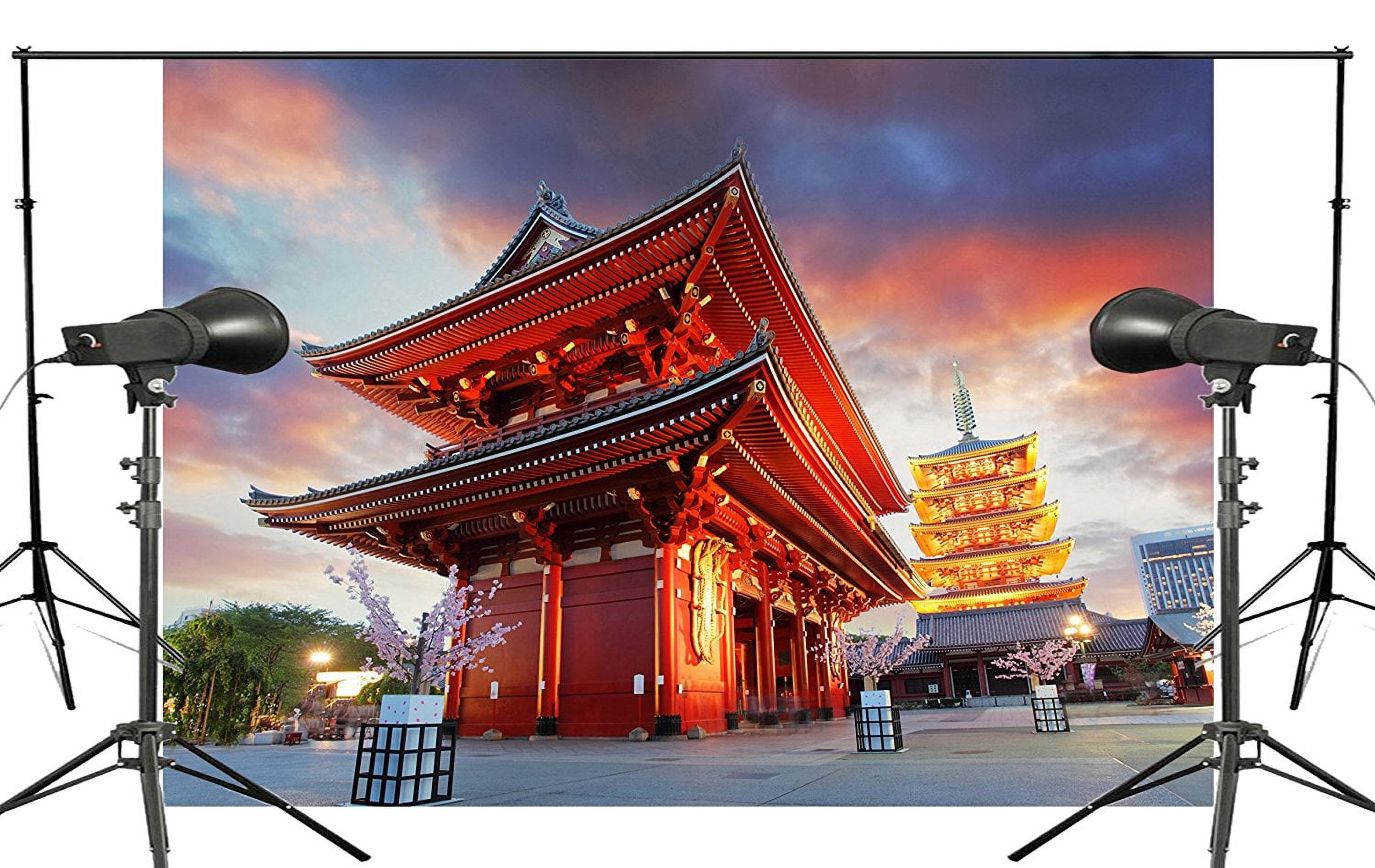 MOHome Japan Tokyo Building Background Asakusa Temple Architectural ...