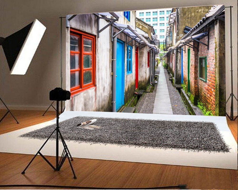 MOHome Old House Backdrop 7x5ft Photography Background Door Window ...