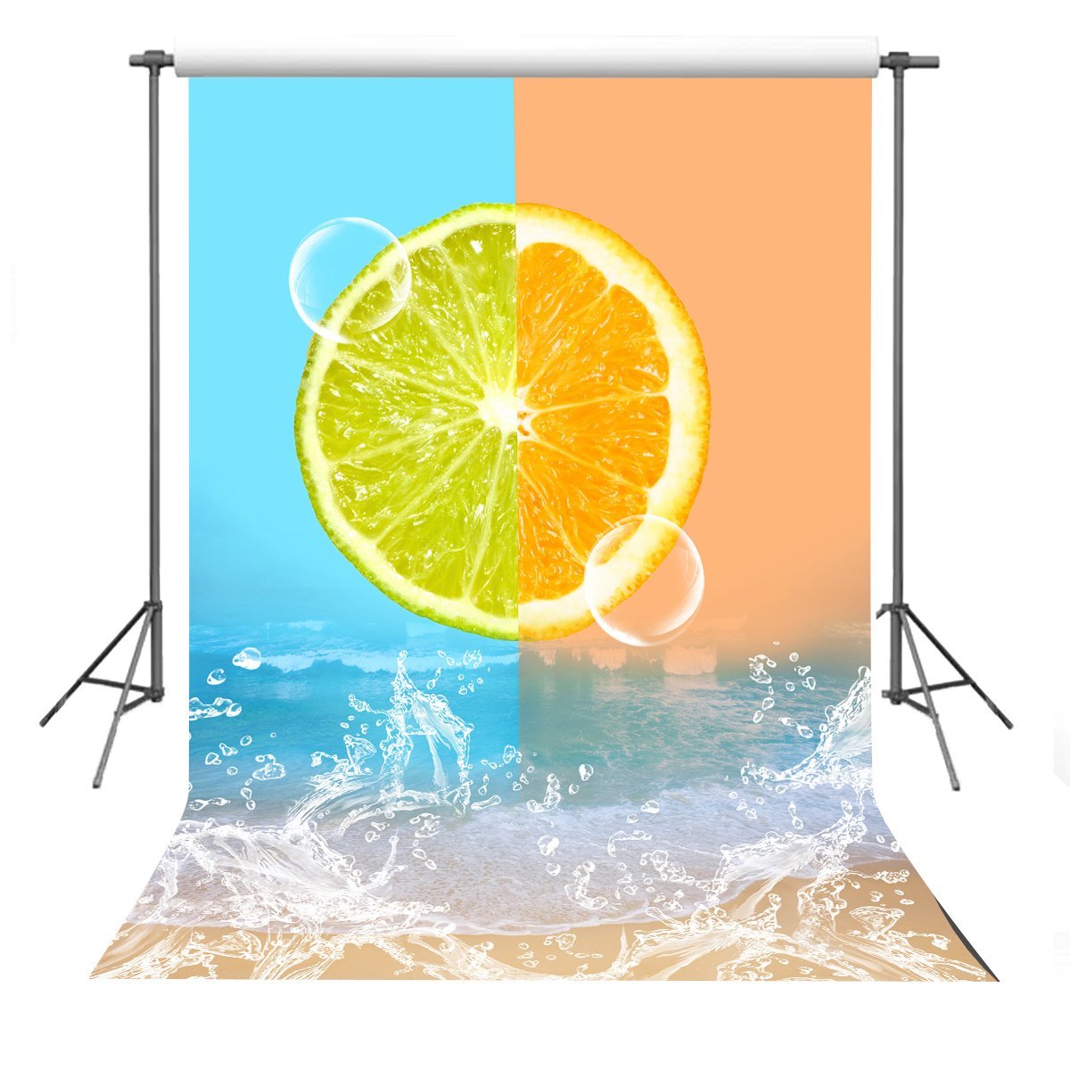 MOHome Photo Background 5x7ft Cool Summer Lemon Photography Backdrop ...