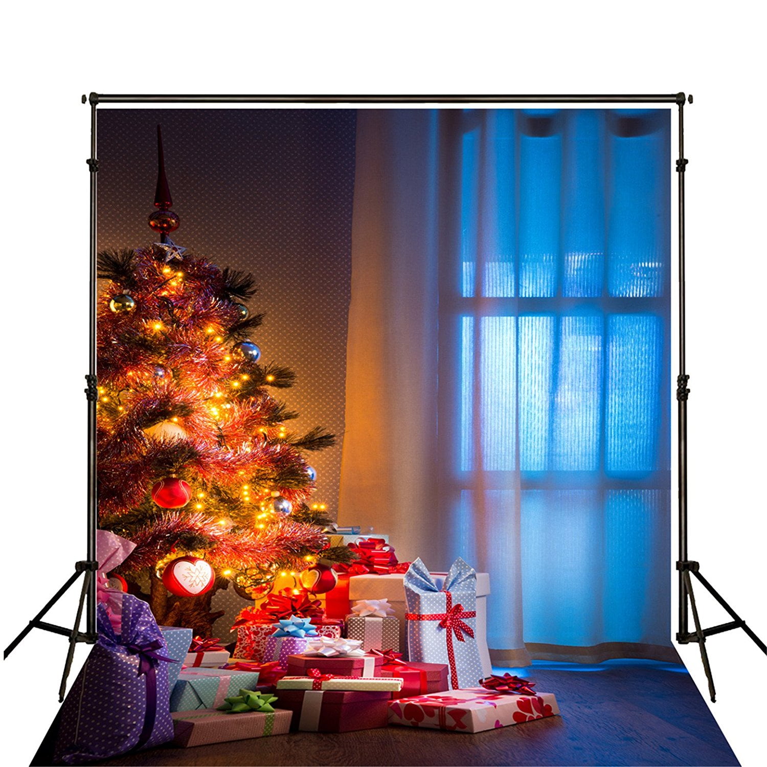 MOHome Photography Background Backdrop 5x7ft Lighting Christmas Tree ...