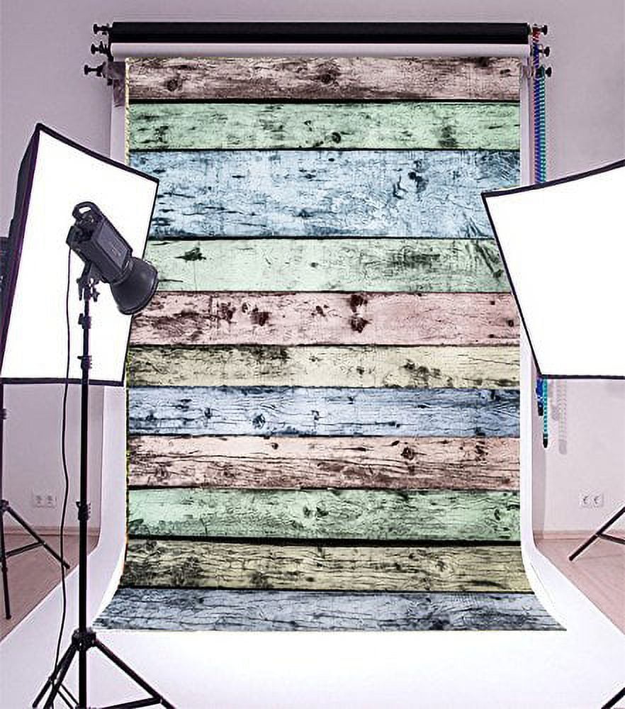 MOHome Realistic Photo Backdrop 5x7ft Board Backgrounds Color Wooden ...