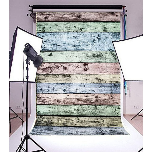 MOHome Realistic Photo Backdrop 5x7ft Board Backgrounds Color Wooden ...