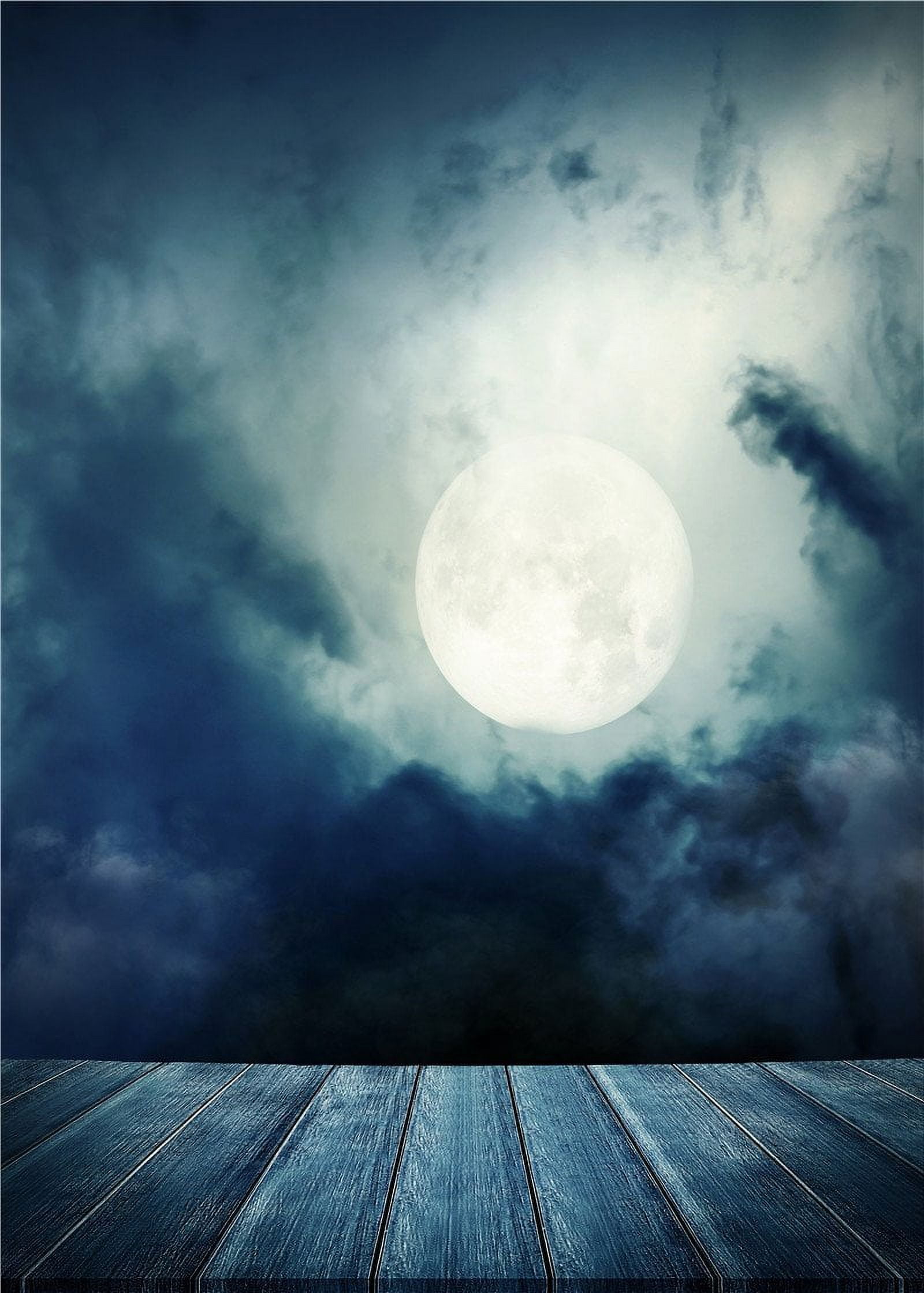 MOHome Studio Background Wooden Floor Moon Baby Photography Props ...
