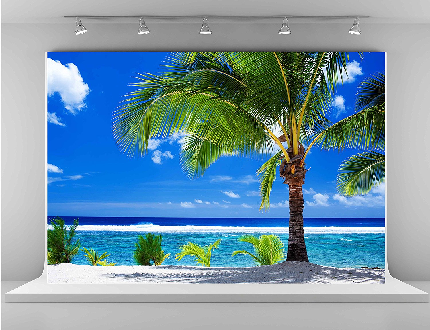 MOHome Sunny Photography Backdrops Blue Sky and Sea Background for ...