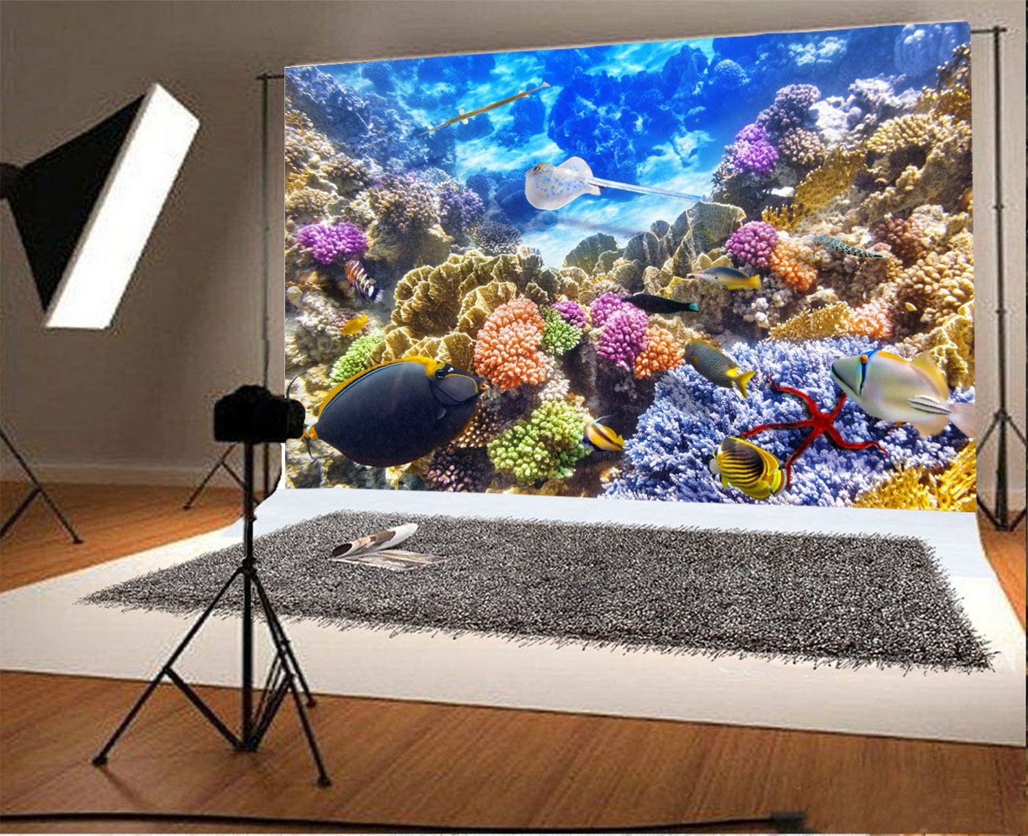 MOHome Under the Sea Backdrop 7x5ft Photography Background Sea World ...