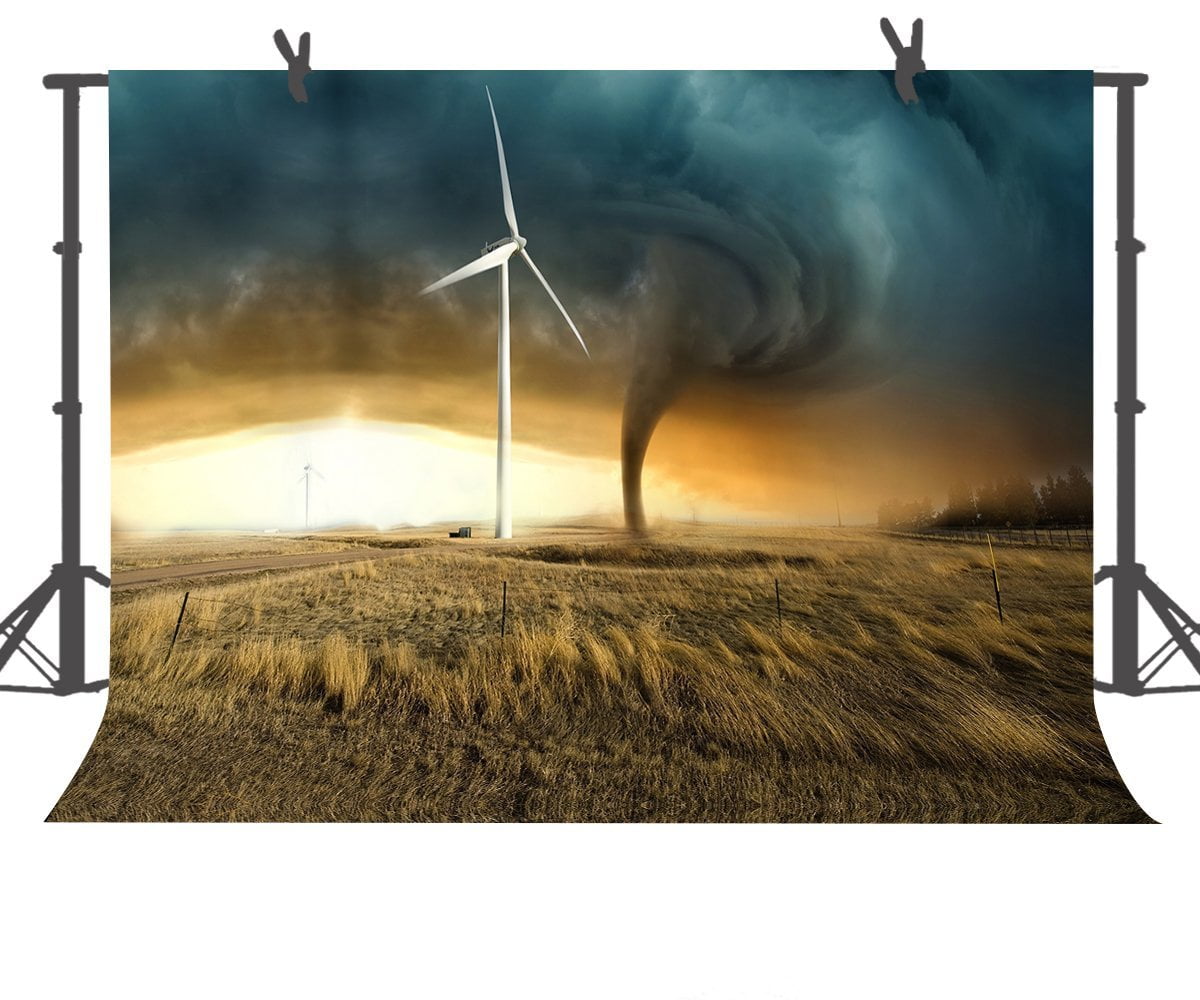 MOHome Weather Theme Background 7x5ft Destructive Tornado Photography ...