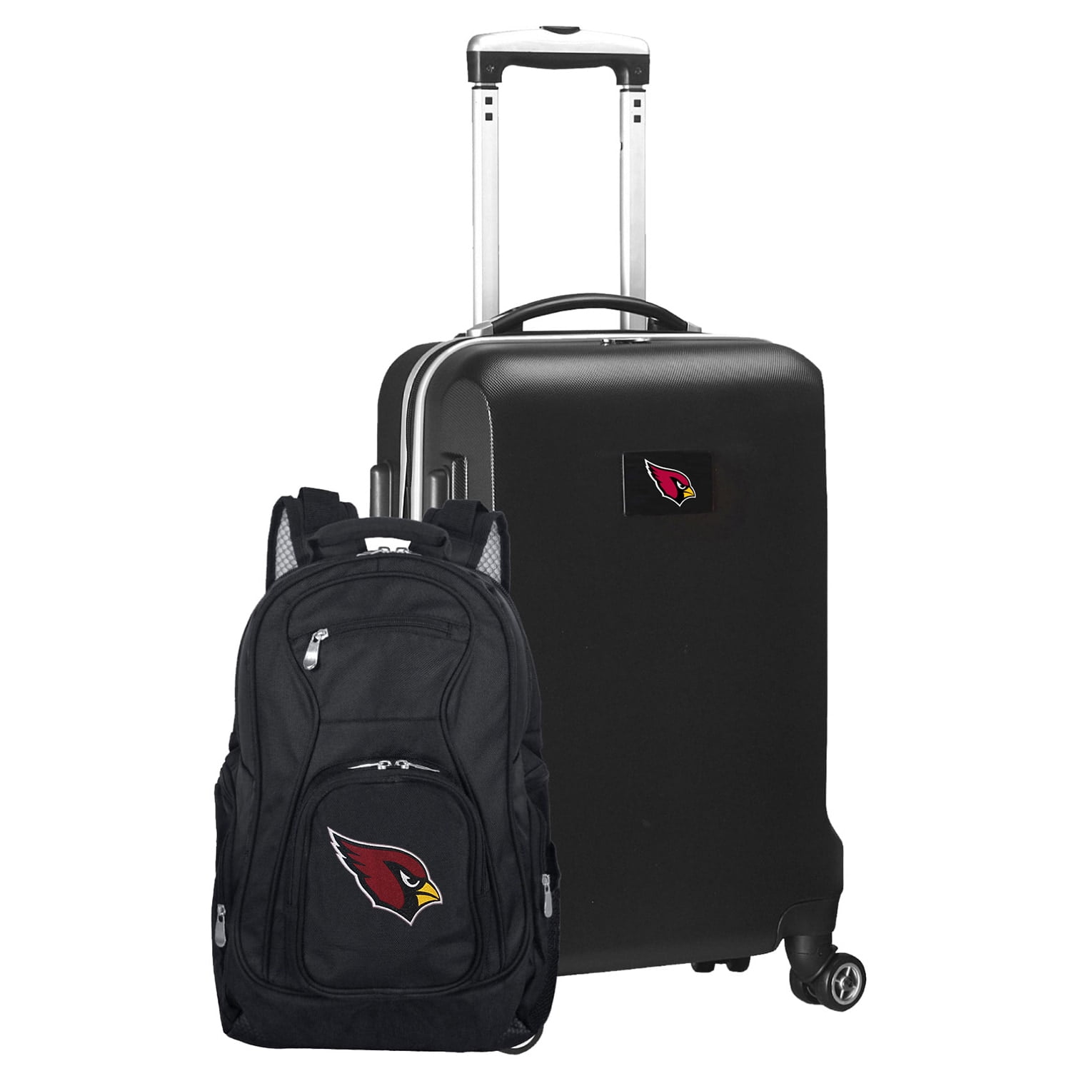 MOJO Black Arizona Cardinals 2-Piece Backpack & Carry-On Set - Walmart.com