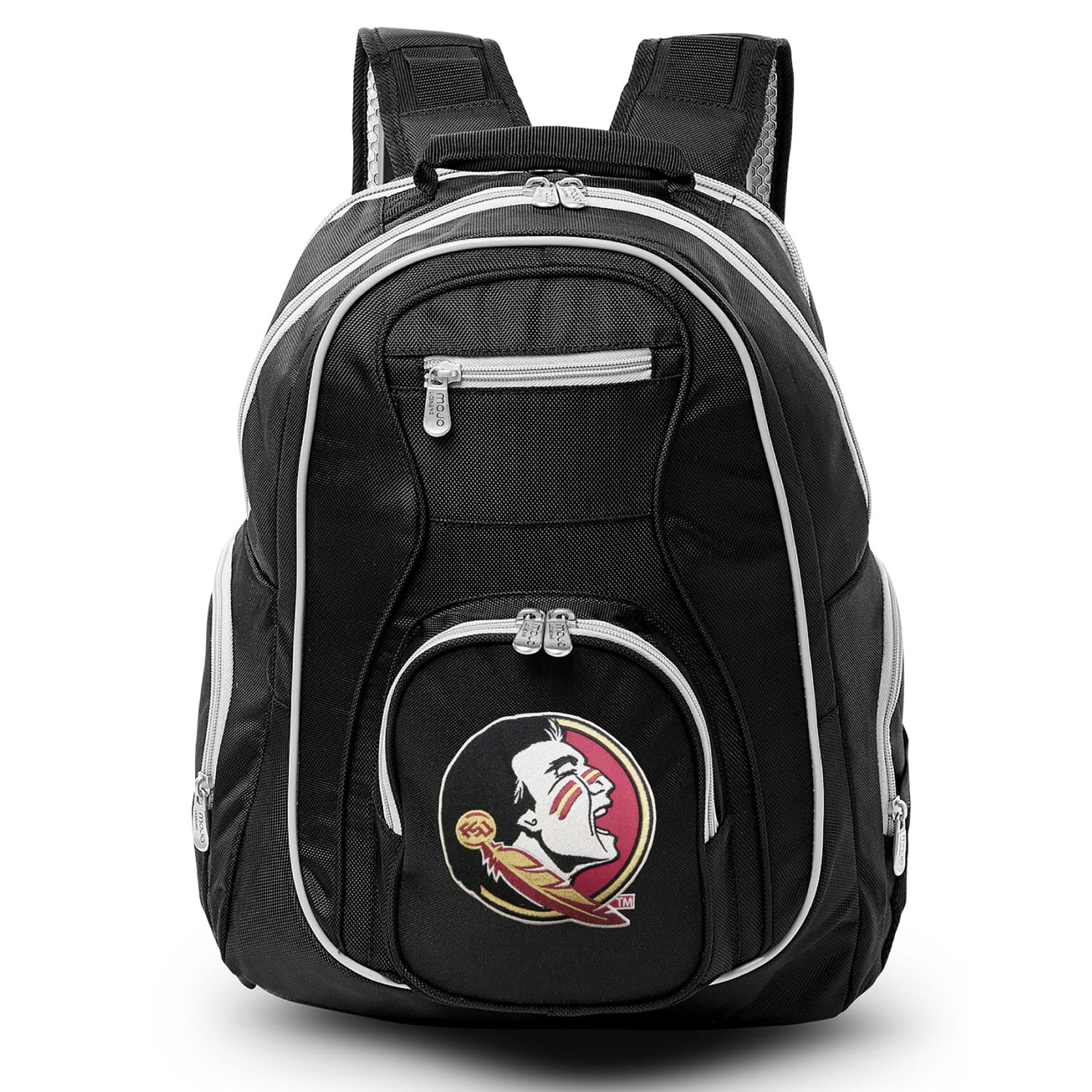 MOJO Black Florida State Seminoles Trim Color Laptop Backpack - Walmart.com