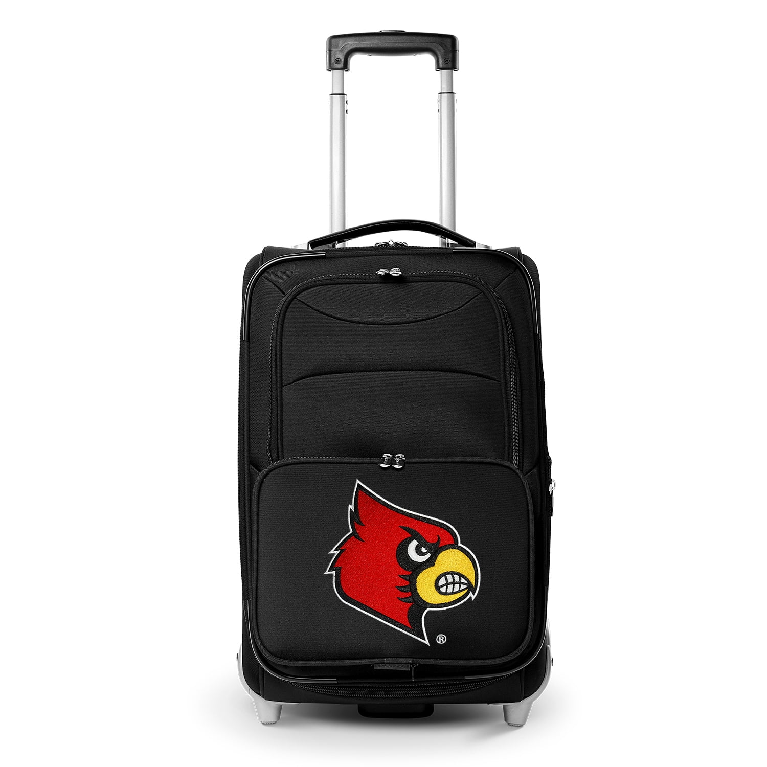 MOJO Black Louisville Cardinals 21" Softside Rolling Carry-On Suitcase ...