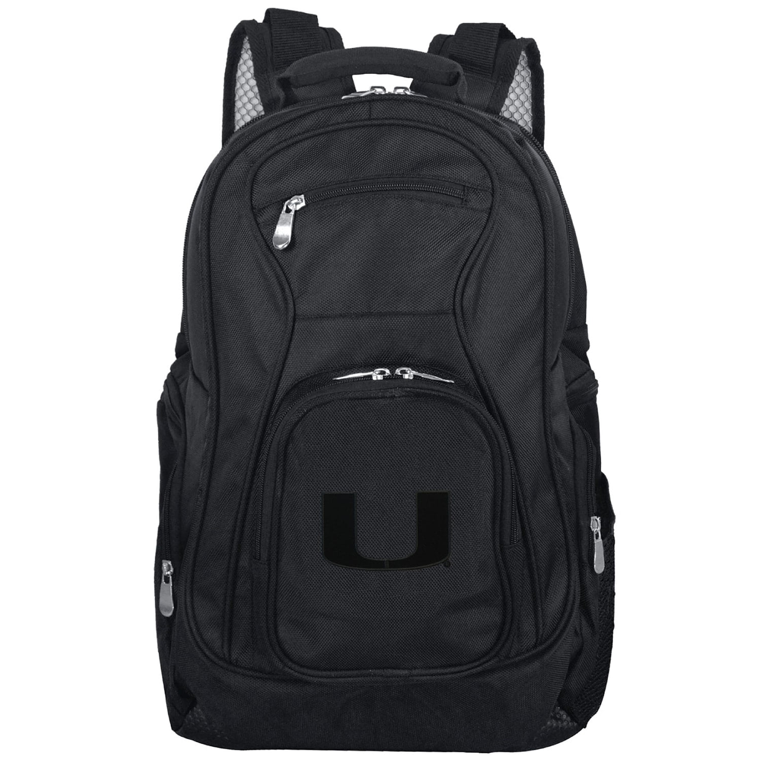 MOJO Black Miami Hurricanes Premium Tonal Laptop Backpack - Walmart.com