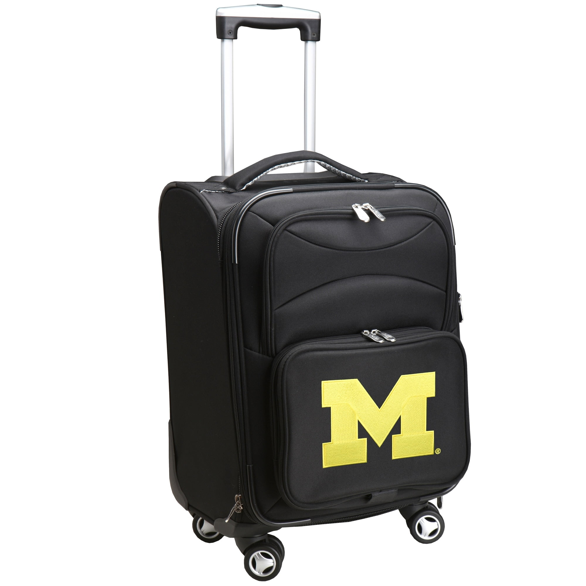 MOJO Black Michigan Wolverines 21" Softside Spinner Carry-On - Walmart.com