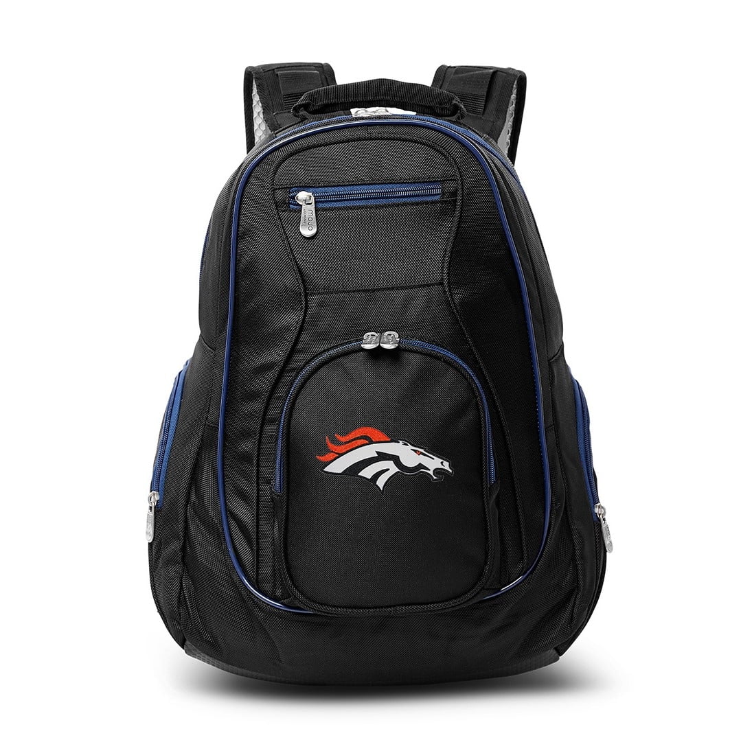 MOJO Black/Navy Denver Broncos Premium Color Trim Backpack - Walmart.com