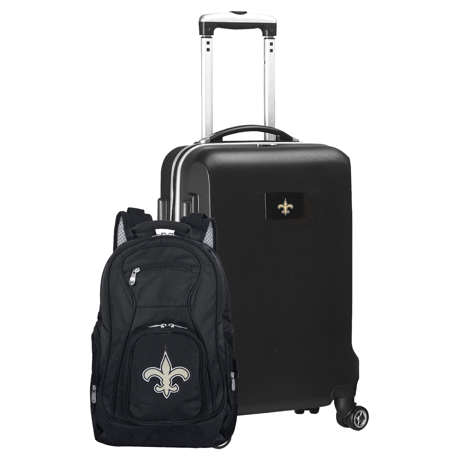 MOJO Black New Orleans Saints 2-Piece Backpack & Carry-On Set - Walmart.com