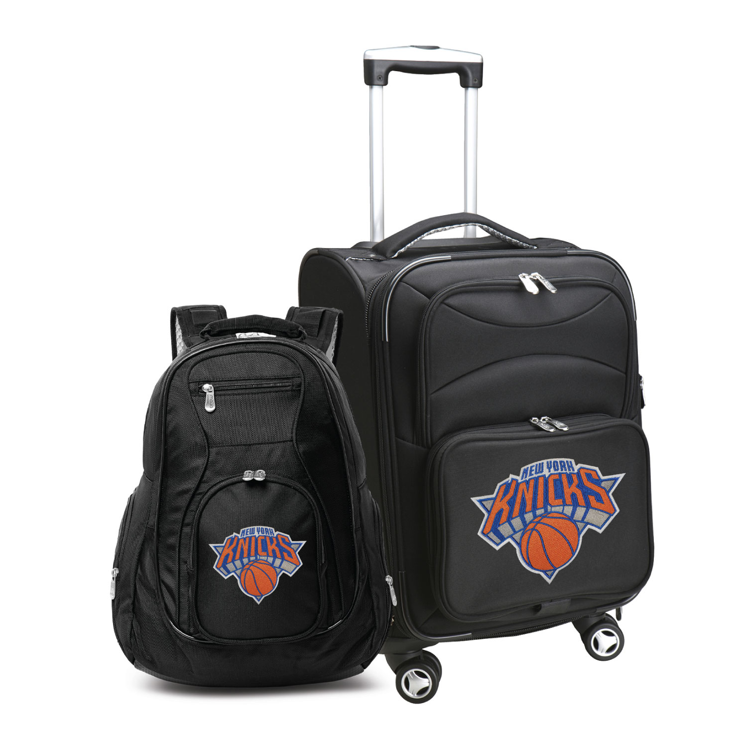 MOJO Black New York Knicks Softside Carry-On & Backpack Set - Walmart.com