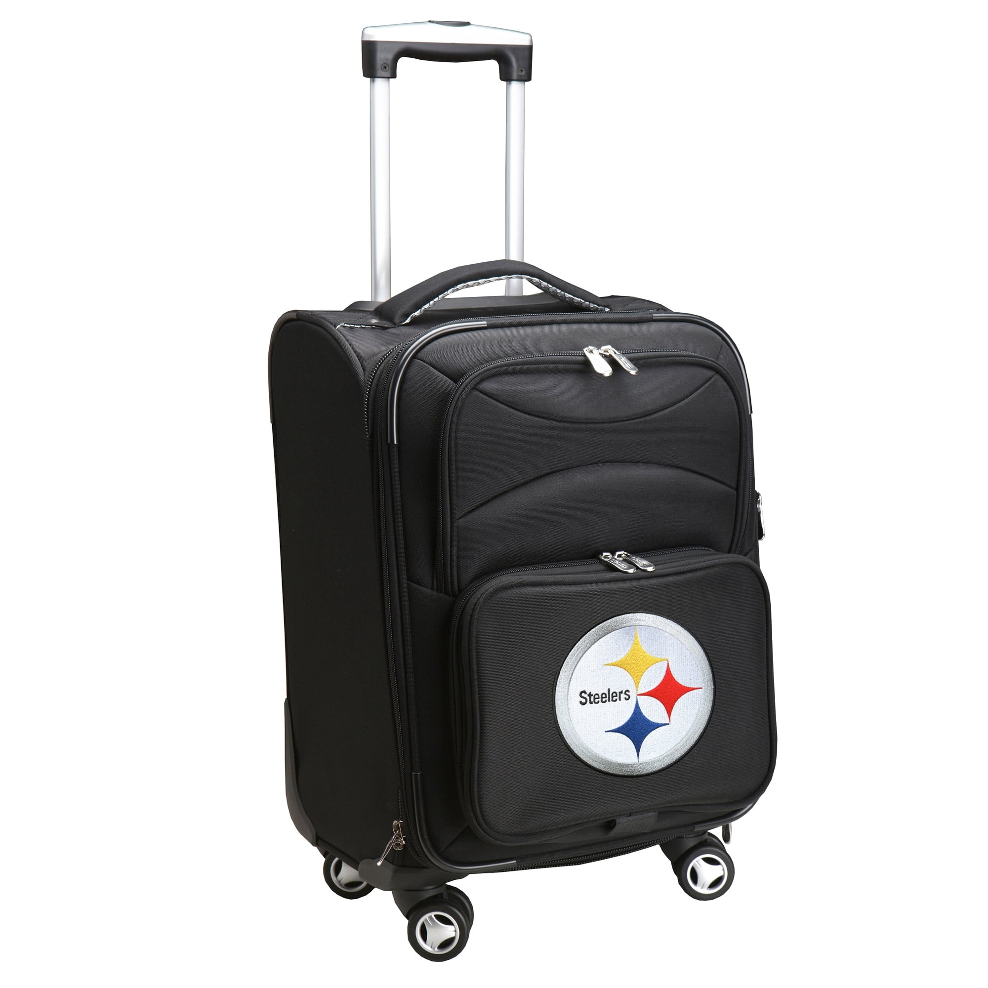 MOJO Black Pittsburgh Steelers 21" Softside Spinner Carry-On - Walmart.com
