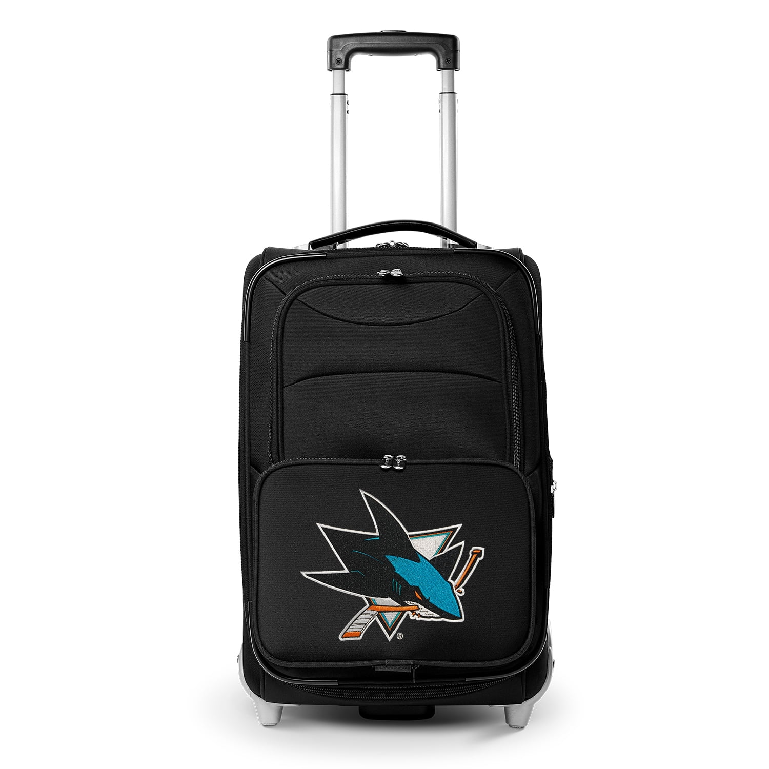 MOJO Black San Jose Sharks 21" Softside Rolling Carry-On Suitcase ...