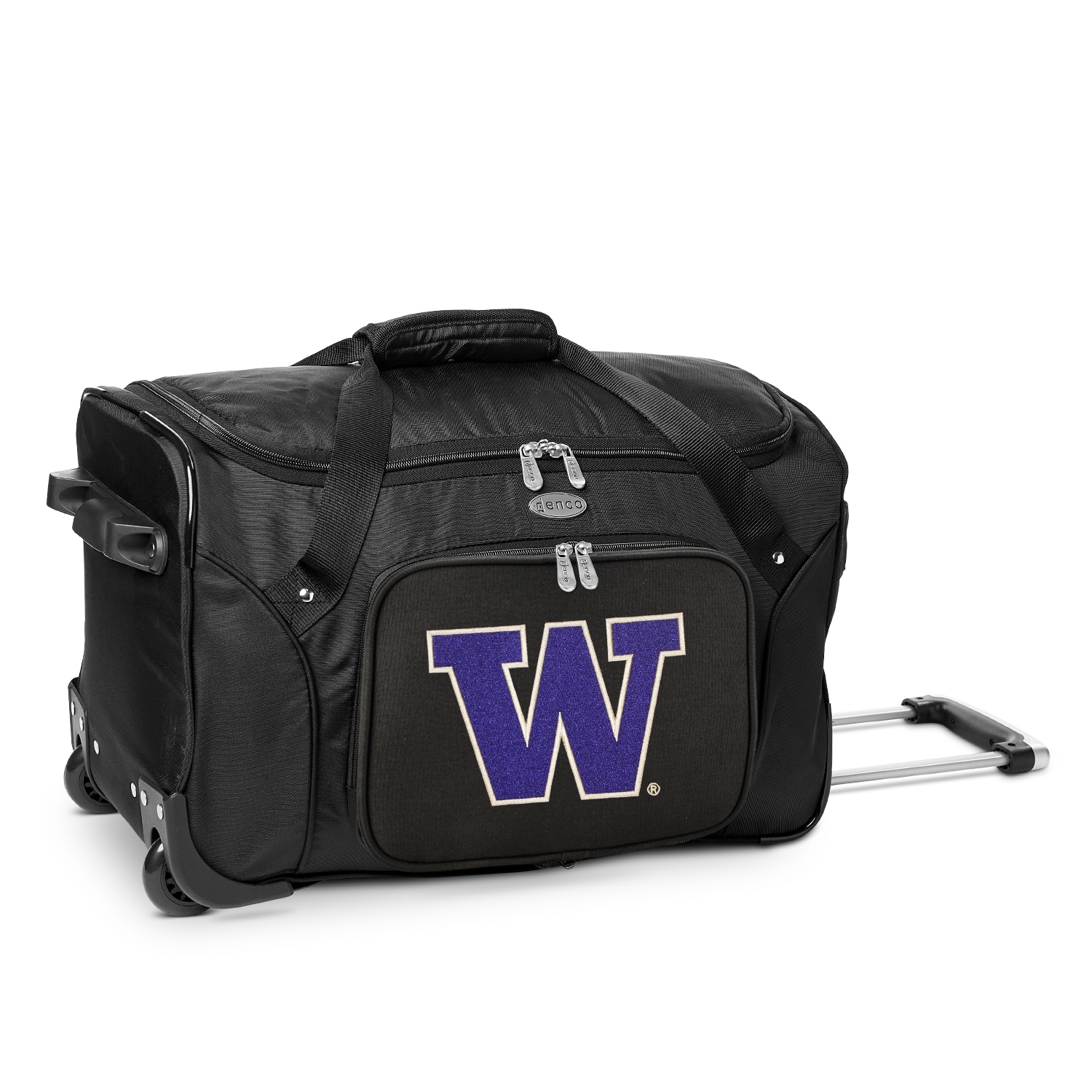 MOJO Black Washington Huskies 22" 2-Wheeled Duffel Bag - Walmart.com