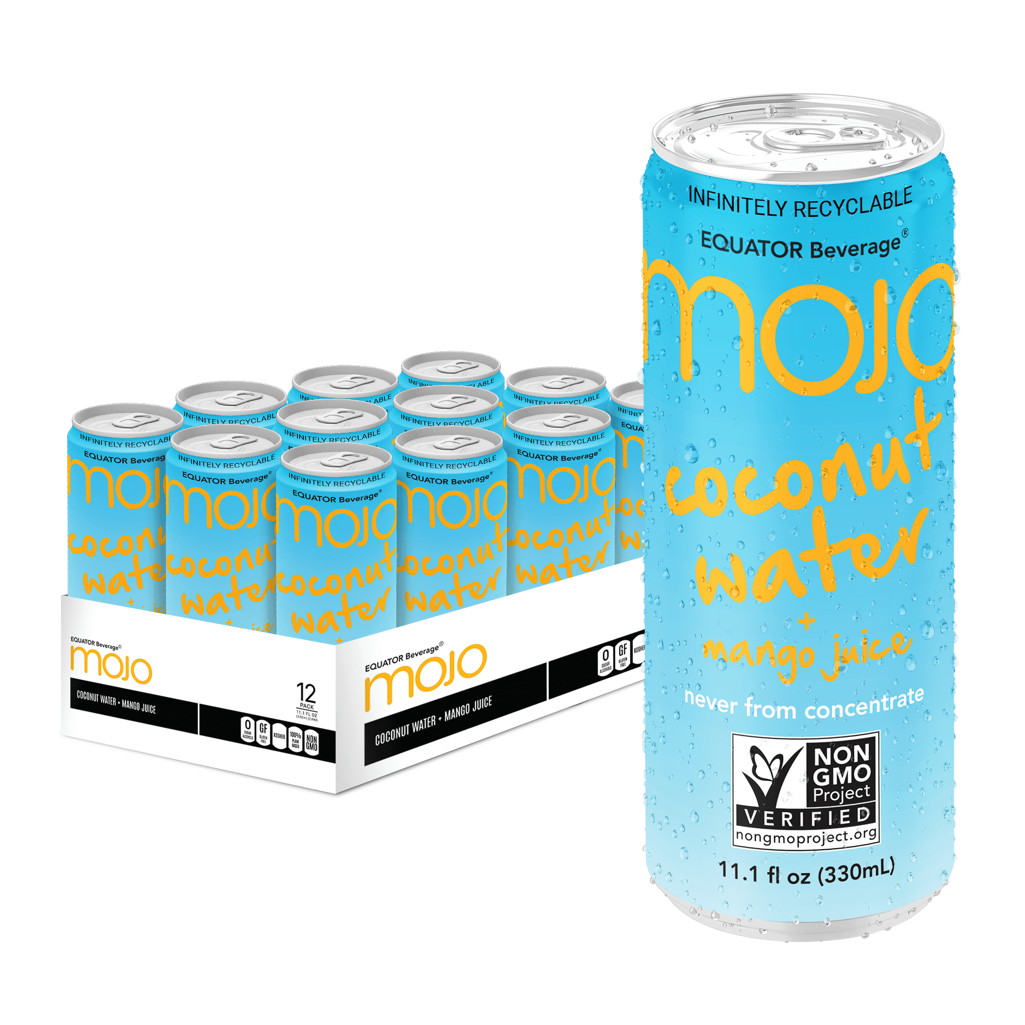 MOJO Coconut Water + Mango Juice |Hydration & Sports |Electrolytes 1043 ...