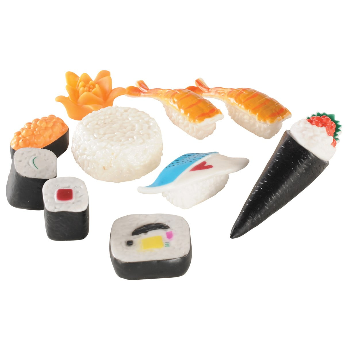MOJO Life-Size Sushi Set - Pretend Play Japanese Food Collection, 10 ...