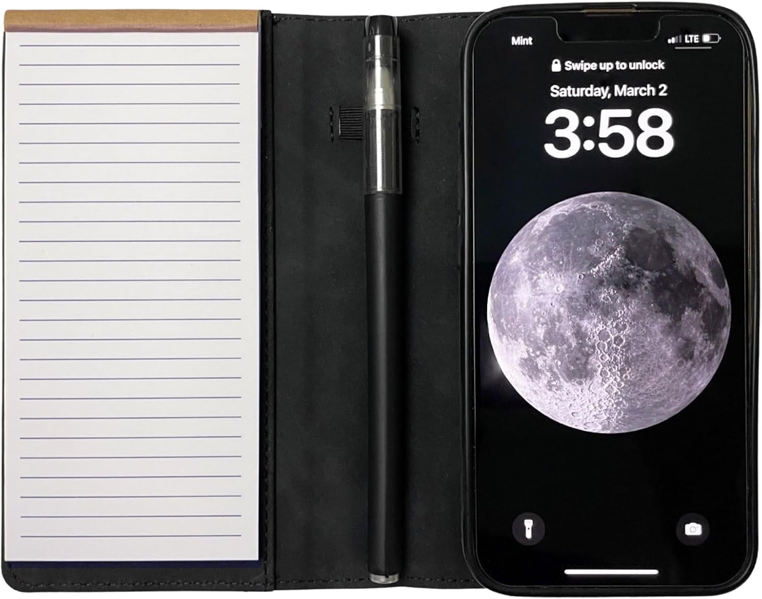 MOJO Notepad Phone Case for iPhone 15 Pro - Folding Wallet Phone Case ...